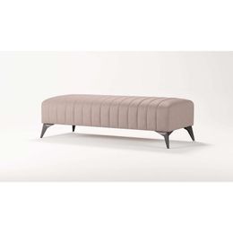 Home Affaire Polsterhocker &raquo;MATTHEW Sitzhocker XXL, Ma&szlig;e B/T/H: 140/60/43 cm&laquo; Steppung, belastbar bis 180 kg beige 100% Polyester