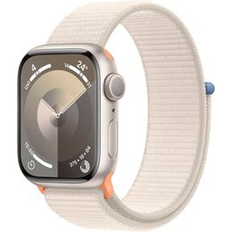 Apple Smartwatch »Watch Series 9 Aluminium« (4, 1 cm / 1, 69 ′′) Watch OS 10 Polarstern