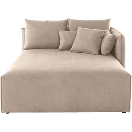 OTTO home Ottomane &raquo;N&ouml;re&laquo; Lounge-Modul - zum eigenen Zusammenstellen, Breite 138cm, Tiefe 168cm beige 100% Polyester