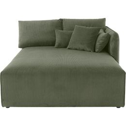 OTTO home Ottomane &raquo;N&ouml;re&laquo; Lounge-Modul - zum eigenen Zusammenstellen, Breite 138cm, Tiefe 168cm gr&uuml;n 92% Polyester, 8% Polyamid