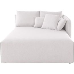 OTTO home Ottomane &raquo;N&ouml;re&laquo; Lounge-Modul - zum eigenen Zusammenstellen, Breite 138cm, Tiefe 168cm beige 100% Polyester