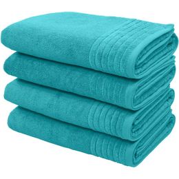 my home Duscht&uuml;cher &raquo;Sanremo Premium, Premium Handt&uuml;cher, 600 gr/m&sup2;, 70x140cm&laquo; mit Bord&uuml;re, flauschig und weich, dicke Qualit&auml;t, 5 Jahre Garantie...