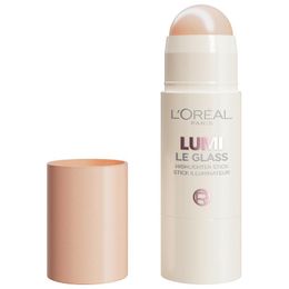 L'ORÉAL PARIS Highlighter »Lumi Le Glass Highlighter Stick« Reflektierender Wet-Look, hält den ganzen Tag, einfach aufzutragen. 610 Pearl Eclat...
