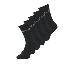 Jack & Jones JACK & JONES Tennissocken »JACREGEN TENNIS SOCK 5 PACK NOOS« Packung, 5 Stk. tlg. mit Stretchanteil Black Pack:Black - Black - Black - Black Socken...