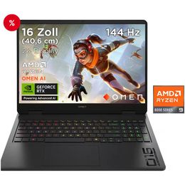 HP Gaming-Notebook »OMEN 16-ap AMD« 40, 64 cm / 16 ′′ AMD Ryzen 9 GeForceRTX5070 1.000 GB SSD Shadow Black NVIDIA GeForce RTX 5070 8GB VRAM
