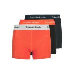 Jack & Jones JACK & JONES JUNIOR Trunk »JACVESTERBRO SOLID TRUNKS 3 PAC NOOS JNR« Black Pack:Summer fig - Dark navy 128 128 Elastische Boxershorts von Jack &...