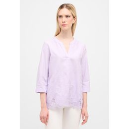 Eterna Schlupfbluse &raquo;LOOSE FIT&laquo; lavender 42 42 Steh-Kragen