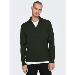 Only & Sons ONLY & SONS Strickpullover »ONSPHIL REG 12 STRUC HALF ZIP KNIT NOOS« rosin XXL XXL Strickpullover von Only & Sons