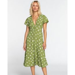 Billabong Sommerkleid »Pretty Preppy« Green Eyes XXL - US-Größen US-Größen XXL Stoff: Flacher Viskosestoff
