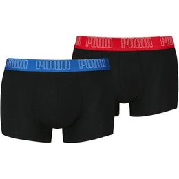 Puma Trunk »MEN EVERYDAY TRUNKS 2P« Packung, 2er Pack, mit Logobund black / various logo colors M M Herren-Boxershorts von Puma