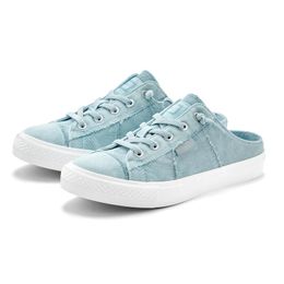 ELBSAND Sneaker »Sabot, Clog, Freizeitschuh, Halbschuh, Stoffschuh, « zum Reinschlüpfen Unisex VEGAN hellblau 43 43 Textilschuh im angesagten...
