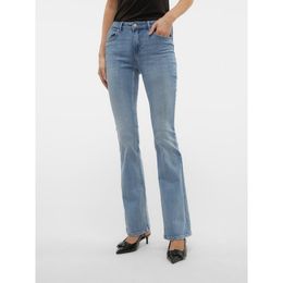 Véro Moda VERO MODA Bootcut-Jeans »VMFLASH MR FLARED JEANS LI371 GA NOOS« Light Blue denim L (40) - Länge 32 Länge 32 L (40) Flared Fit Jeans von Vero Moda