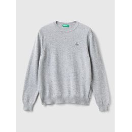 Benetton Pullover in Grau - 47% | Größe 130 | Kinder-pullover