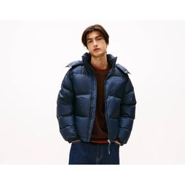 Tommy Jeans Steppjacke »ALASKA DOWN PUFFER« mit Kapuze Übergangsjacke Regular fit mit abnehmbarer Kapuze Dark Night Navy L L Steppjacke von Tommy...