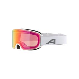 Alpina Ski-/ Snowboardbrille "Nakiska-Q-Lite" in Wei&szlig;/ Bunt - 32% | Damen-outdoor-ausruestung