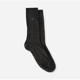 OLYMP Herren OLYMP Businesssocken &raquo;Doppelpack OLYMP Comfort Sock&laquo; 2 Paar tlg. Baumwollmischung, Basic grau 45-46