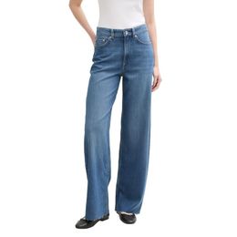 Tom Tailor Denim Weite Jeans mit Stretch clean mid stone blue L (40) - N-Gr N-Gr L (40) Jeans für Damen von Tom Tailor Denim