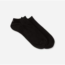 OLYMP Herren OLYMP Sneakersocken 2 Paar tlg. Baumwollmischung, basic schwarz 45-46
