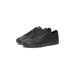 Tommy Hilfiger Sneaker »TH HI VULC CORE LOW LTH II ESS« schwarz 44 44 Klassischer Schnürer mit seitlichem Logoschriftzug