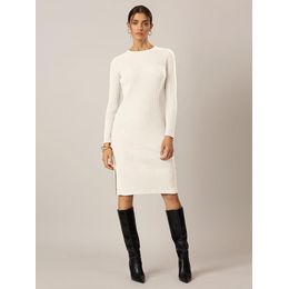 Apart Strickkleid in Creme - 68% | Größe 40 | Damen-kleider