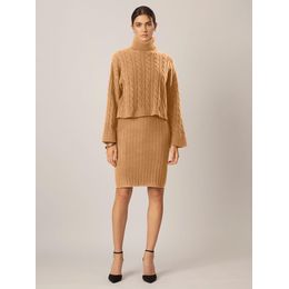 Apart 2tlg. Outfit in Cognac - 68% | Größe 40 | Damen-kleider