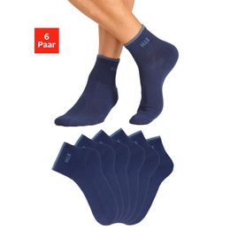H.I.S. H.I.S Sportsocken Packung, 6 Paar tlg. Kurzsocken mit Frottee & verst&auml;rkten Belastungszonen marine 47-48 47-48 Tennis Kurzsocken f&uuml;r Sie und Ihn