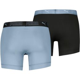 Puma Boxershorts »MEN SPORT MICROFIBER BOXERS 2P« Packung, 2er Pack, mit Logo-Bund Native Blue L L Herrenunterhose von Levi's