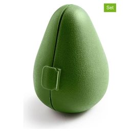 Ibili 2er-Set: Avocado-Frischhalteboxen in Grün - (H)12 x Ø 9 cm - 11% | Aufbewahren-servieren