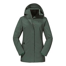 Sch&ouml;ffel Sch&ouml;ffel Hybridjacke "Cambria" in Gr&uuml;n - 64% | Gr&ouml;&szlig;e 42 | Damen-outdoorjacken
