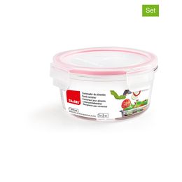 Ibili 2er-Set: Frischhaltedosen in Rot - 610 ml - 19% | Aufbewahren-servieren