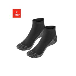 H.I.S. H.I.S Kurzsocken Packung, 2 Paar tlg. Gepolsterte Golfsocken schnelltrocknend 2x schwarz 39/42 39/42 sportliche Kurzsocken ideal f&uuml;r den Golfsport