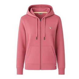 U.S. Polo Assn. Sweatjacke in Pink - 45% | Gr&ouml;&szlig;e M | Damen-sweatshirts-jacken