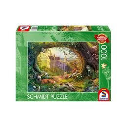 Schmidt Spiele 1.000tlg. Puzzle "Märchenschloss im Waldzauber" - ab 14 Jahren - 31% | Gesellschaftsspiele