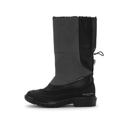 Ilse Jacobsen Leder-Stiefel in Schwarz/ Grau - 75% | Gr&ouml;&szlig;e 38 | Damen-stiefel