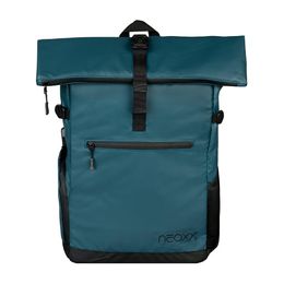 neoxx Rucksack "Vibe Roll-Top" in Petrol - (B)30 x (H)45 x (T)15 cm - 43% | Damen-taschen