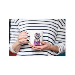 Mikasa Tasse "Mouse" in Wei&szlig;/ Lila - 380 ml - 16% | Gedeckter-tisch
