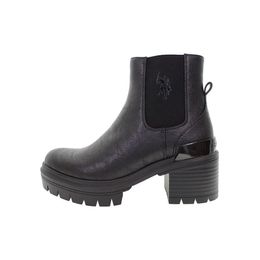U.S. Polo Assn. Stiefeletten in Schwarz - 55% | Größe 36 | Stiefeletten