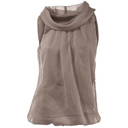 Heine Blusentop in Taupe - 57% | Gr&ouml;&szlig;e 42 | Damen-blusen