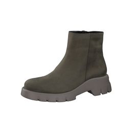 Paul Green Leder-Boots in Khaki - 35% | Größe 42 | Damen-stiefel