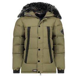 Geographical Norway Parka "Delote" in Khaki - 71% | Größe M | Herrenjacken