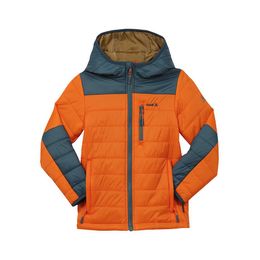 Kamik D&uuml;nne Ganzjahres-Steppjacke "Canyon" in Orange/ Petrol - 49% | Gr&ouml;&szlig;e 110 | Kinderjacken