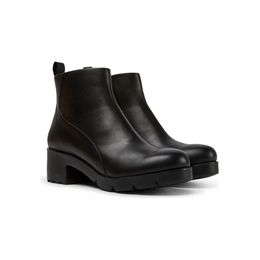 Camper Leder-Ankle-Boots in Schwarz - 38% | Größe 41 | Stiefeletten