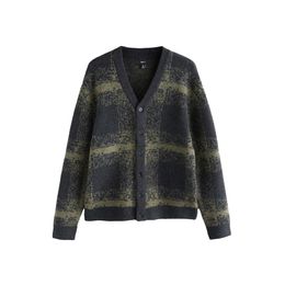 next Strickjacke Herren Gr&ouml;&szlig;e S dunkelblau / khaki