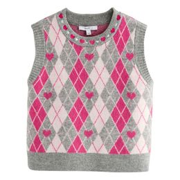 next Pullover Damen Gr&ouml;&szlig;e 6XL/7XL grau / pink / rosa