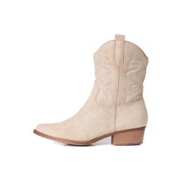 Smile Favorites Cowboystiefel Damen Gr&ouml;&szlig;e 37 beige Winterschuhe