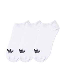 adidas originals Socken 'Trefoil Liner' Damen Größe 43/46 schwarz / weiß