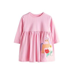 next Kleid Mädchen Größe 80 pink / weiß
