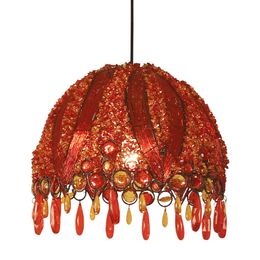 N&auml;ve N&auml;ve H&auml;ngeleuchte, Orange, Metall, Kunststoff, 101 cm, mit Behang, Lampen & Leuchten, Innenbeleuchtung, H&auml;ngelampen, Esstischlampen