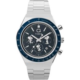 Timex Uhren - Quarz-Chronographenuhr Timex X Peanuts&reg; Q Timex&reg; C - Gr. unisize - in Silber - f&uuml;r Damen