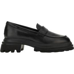 Hogan Loafer - Flat Shoes Black - Gr. 36,5 (EU) - in Schwarz - f&uuml;r Damen